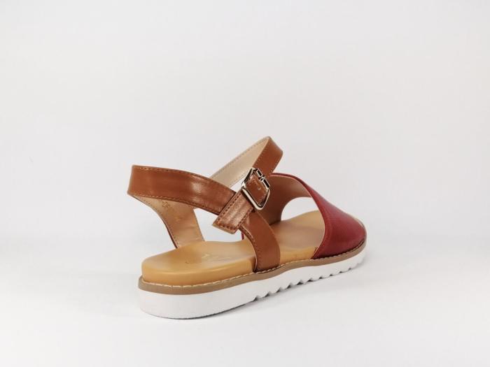 Sandale Rouge Grande Pointure femme pas cher I Pointure Plus