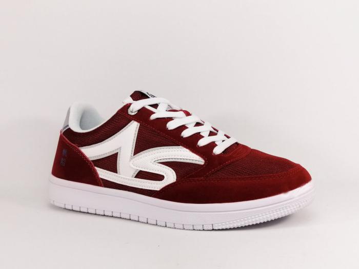Sneakers Rouge Destockage à Pas Cher I Pointure Plus